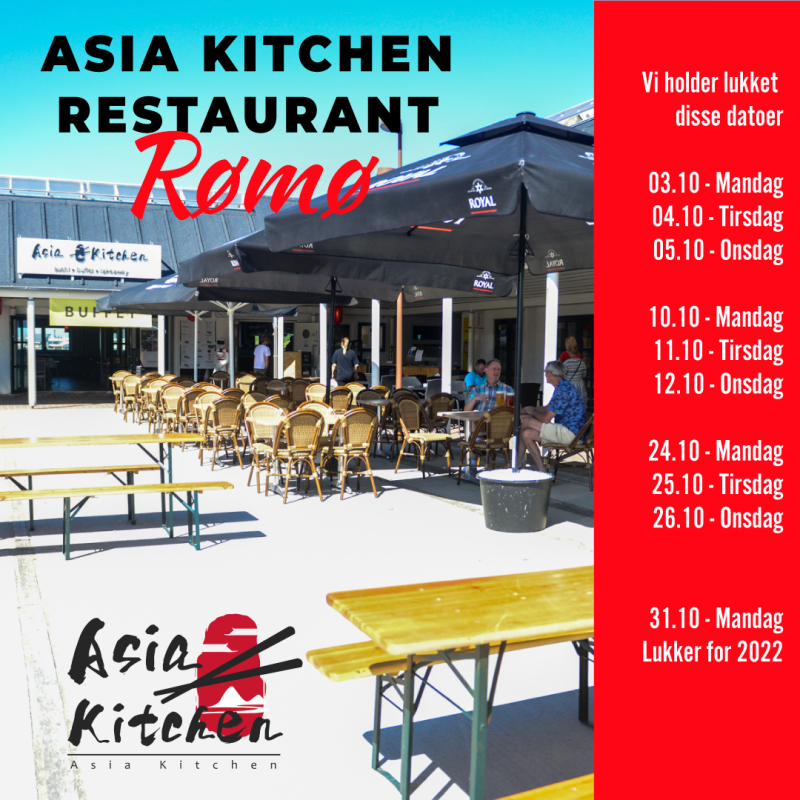 Takeaway - Asia Kitchen Restaurant i Rømø